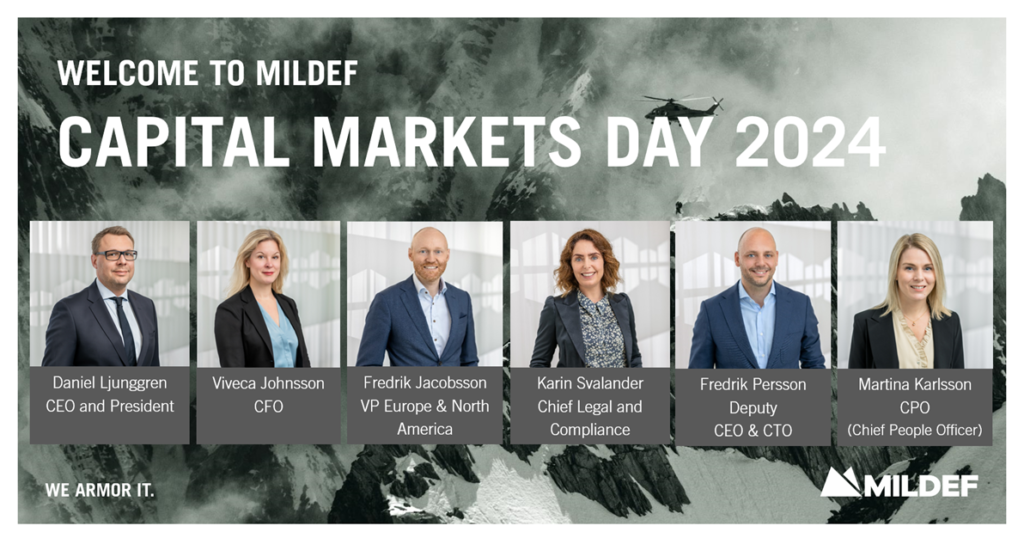 MilDef Investors - WE ARMOR IT.